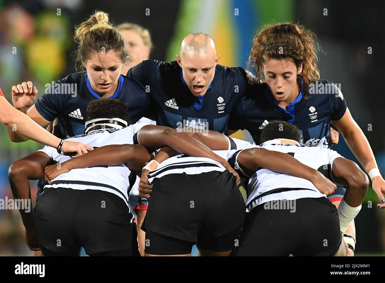 Great Britain's Heather Fisher in action during their Women's Rugby ...