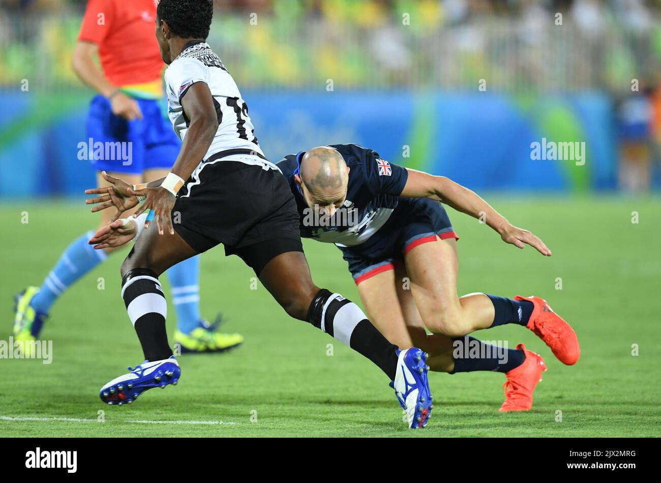 Great Britain's Heather Fisher in action during their Women's Rugby ...