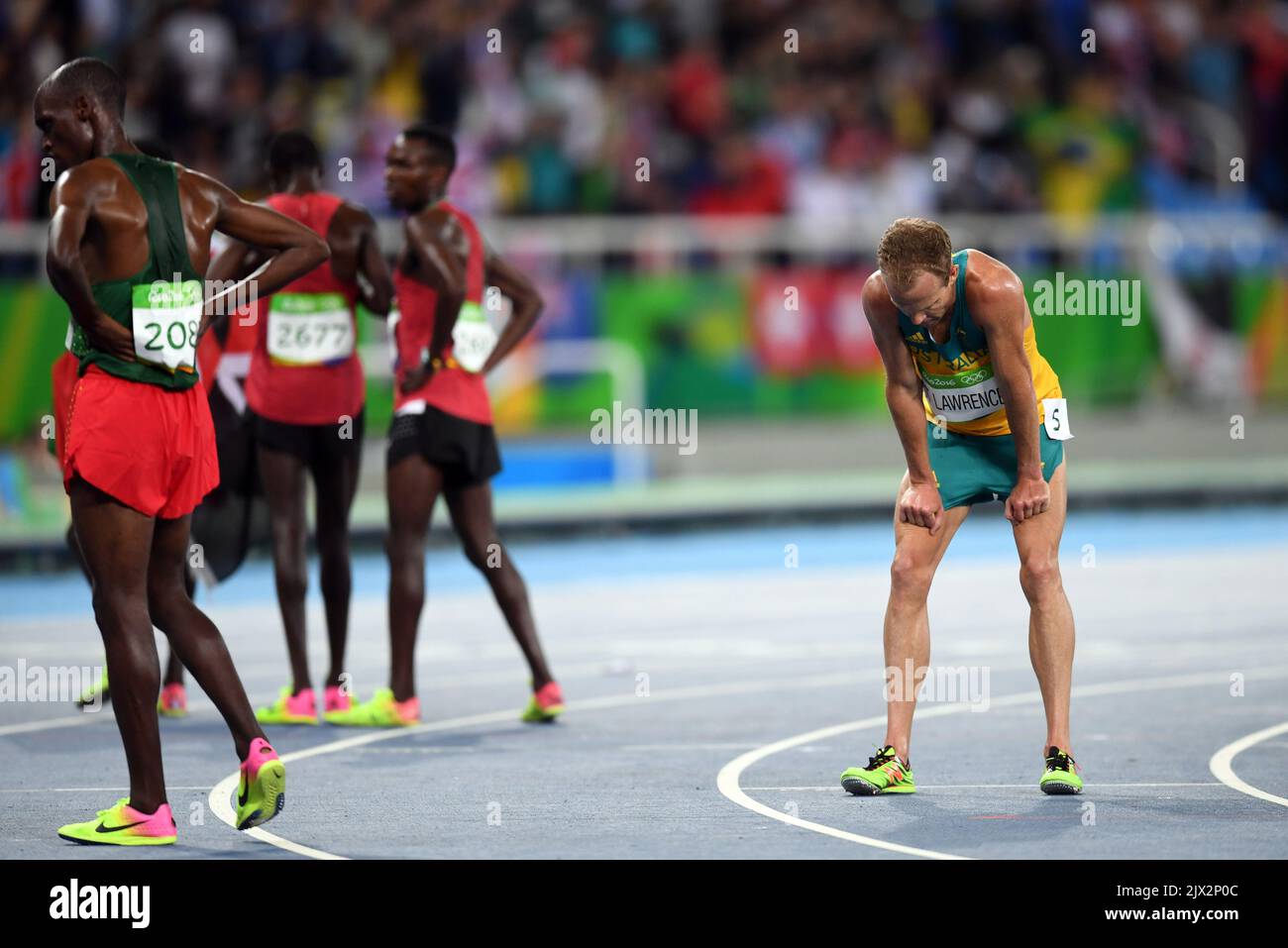 Ben St Lawrence of Australia in action during the Men's 10000 metre ...