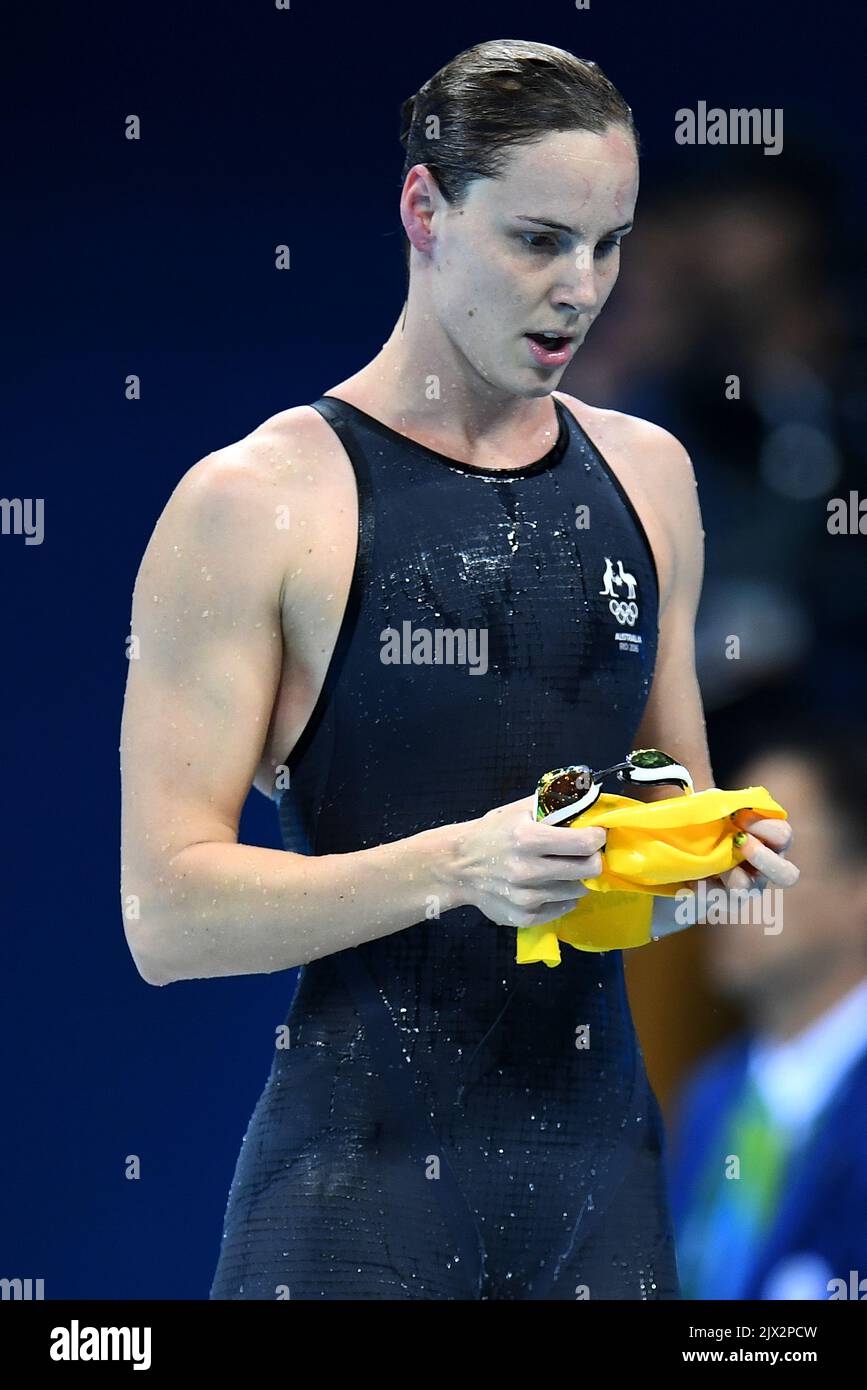 Bronte Campbell of Australia is seen after failing to place in the ...