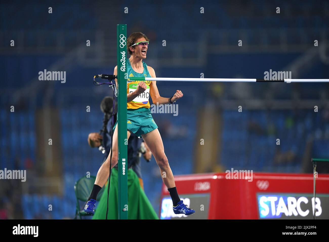 Brandon Starc of Australia in action during the Men's highjump, at the ...