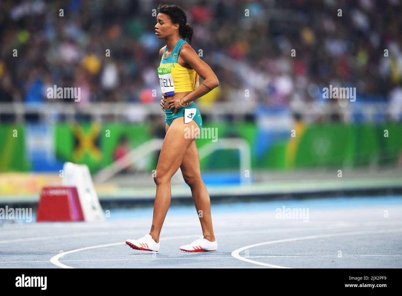 Morgan Mitchell of Australia in action during the Women's 400m Semi ...