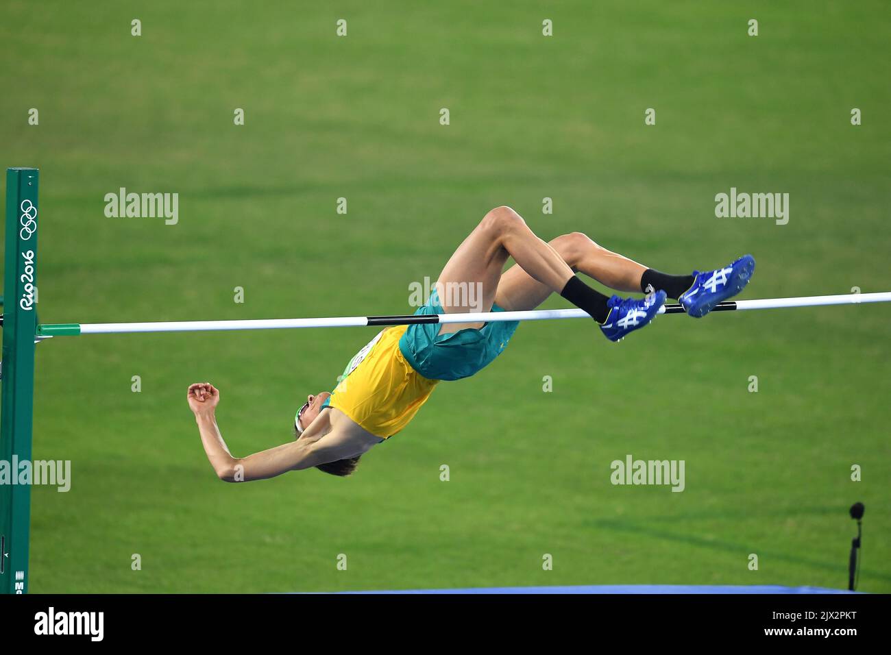 Brandon Starc of Australia in action during the Men's highjump, at the ...