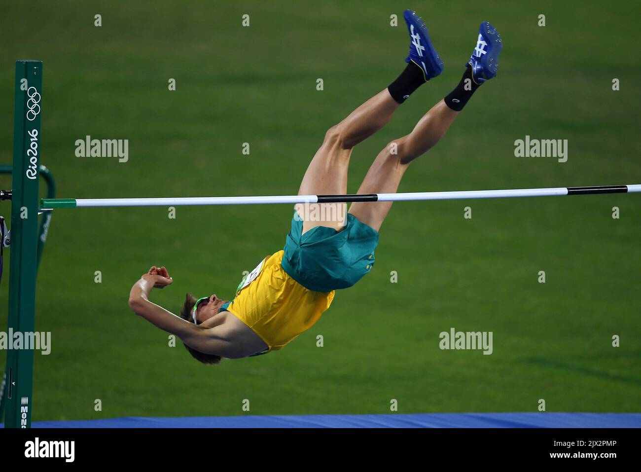 Brandon Starc of Australia in action during the Men's highjump, at the ...