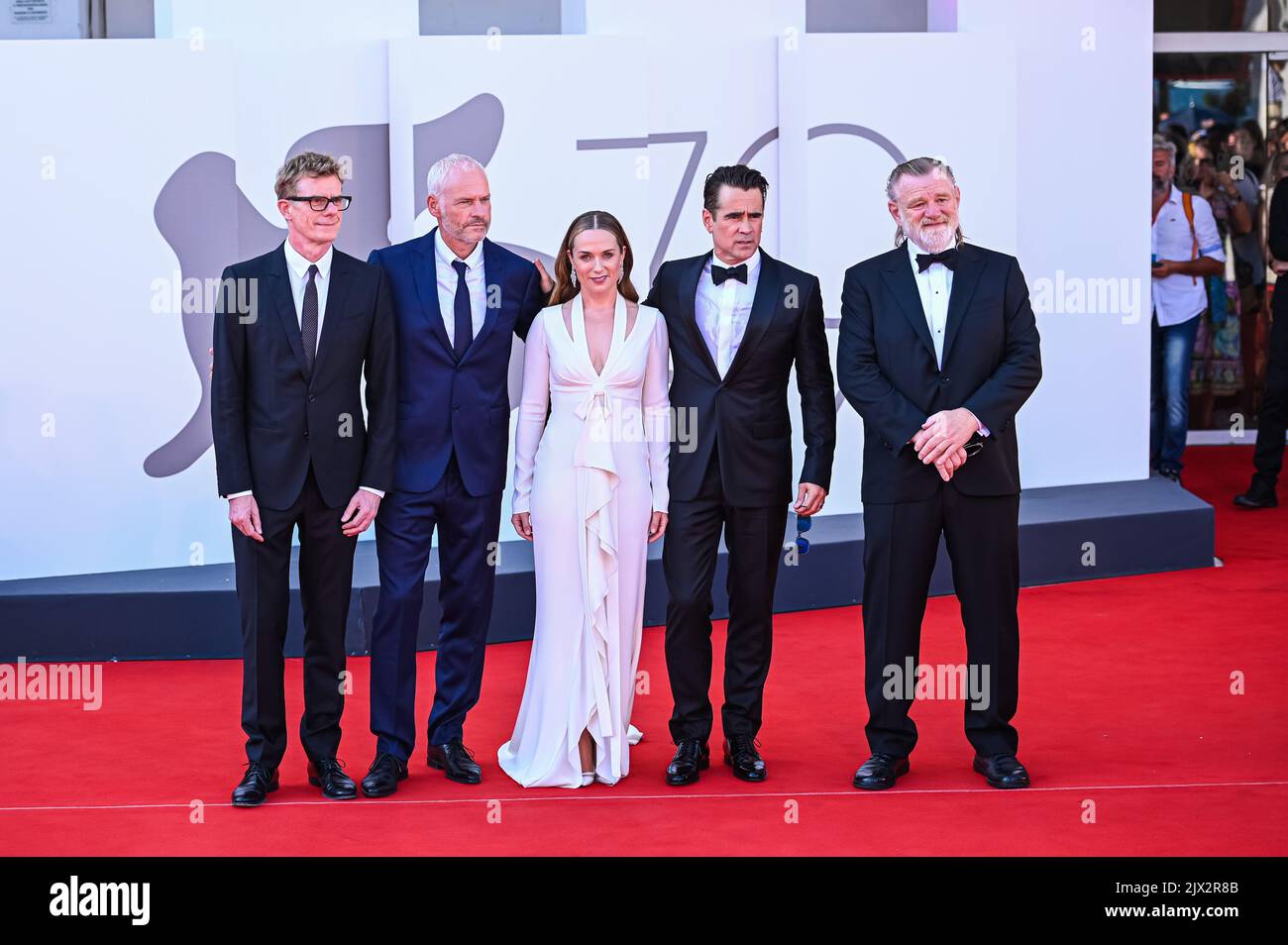 Graham Broadbent, director Martin McDonagh, Kerry Condon, Colin Farrell ...