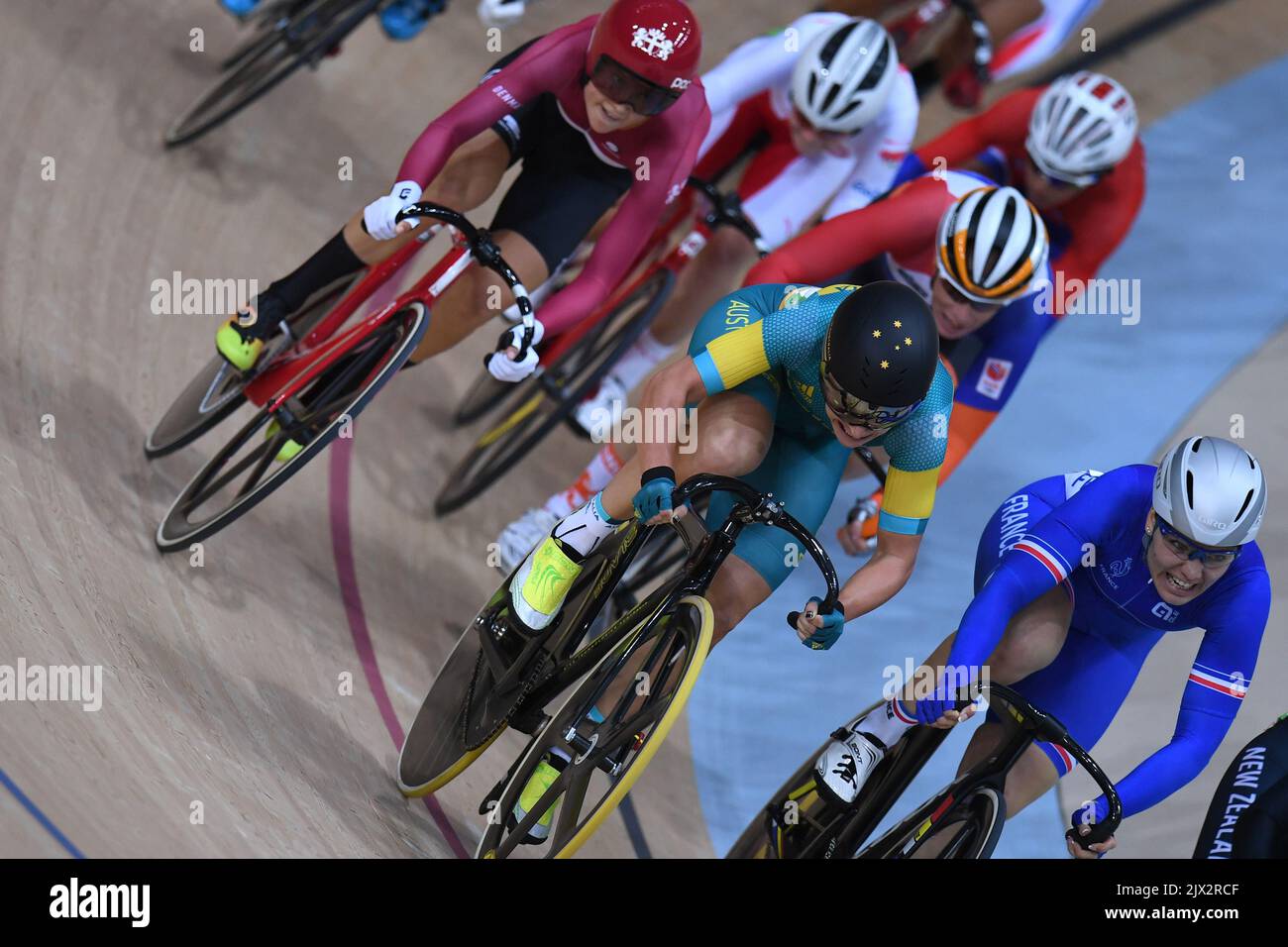 Australia's Annette Edmondson in action during the Women's Omnium ...