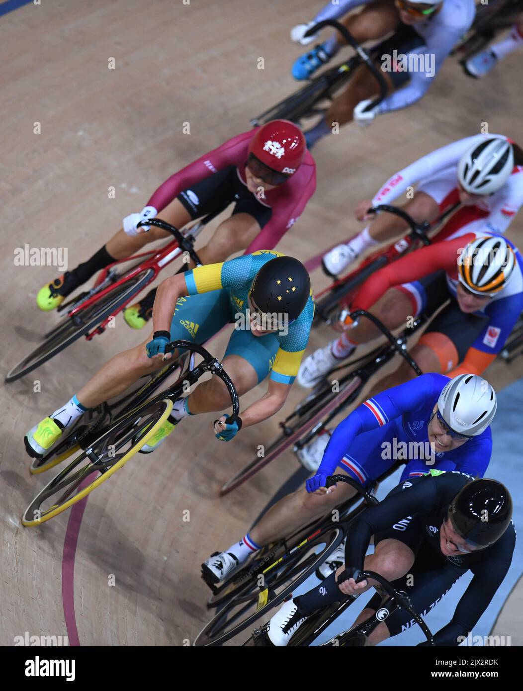 Australia's Annette Edmondson in action during the Women's Omnium ...