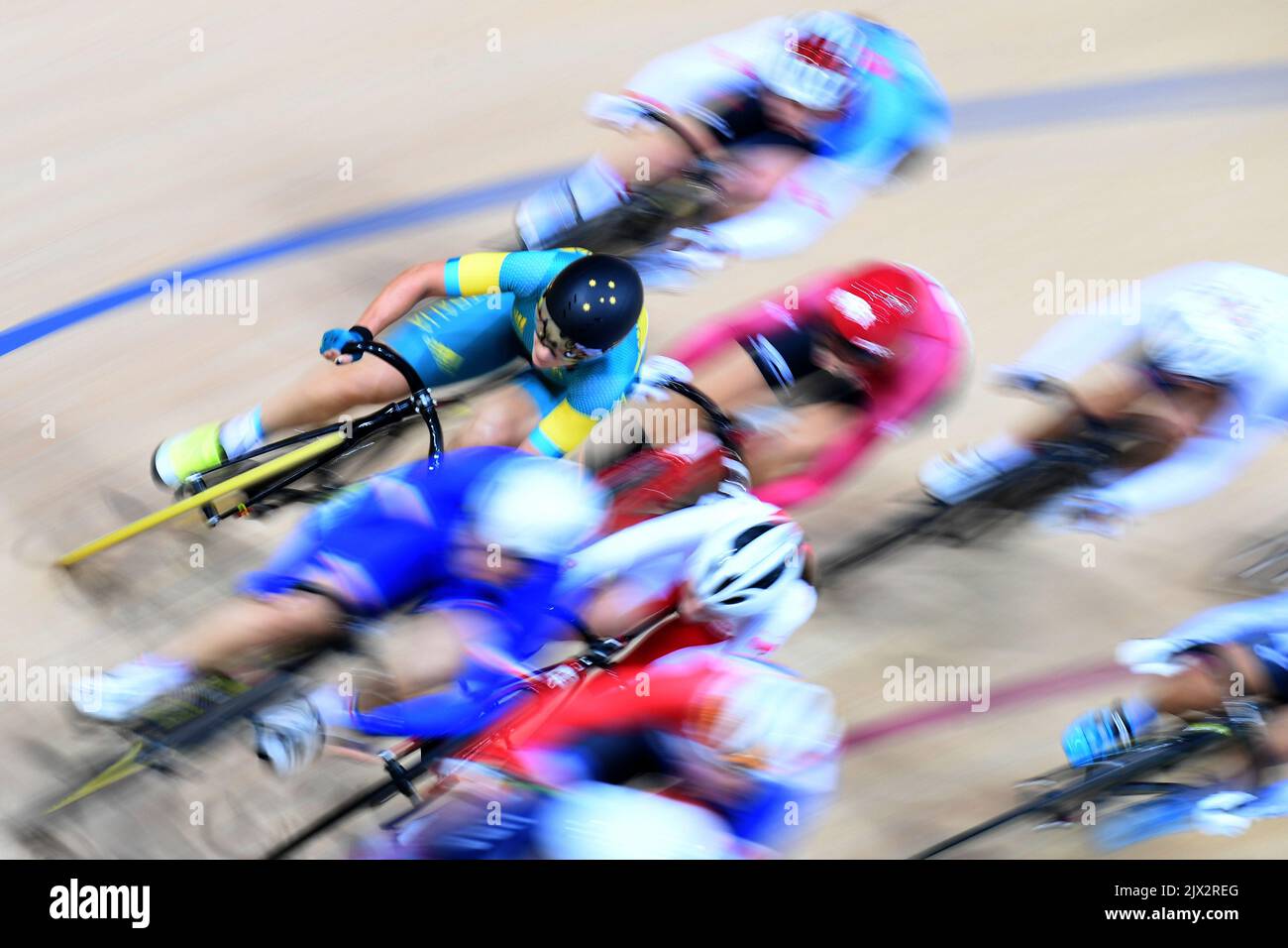 Australia's Annette Edmondson in action during the Women's Omnium ...