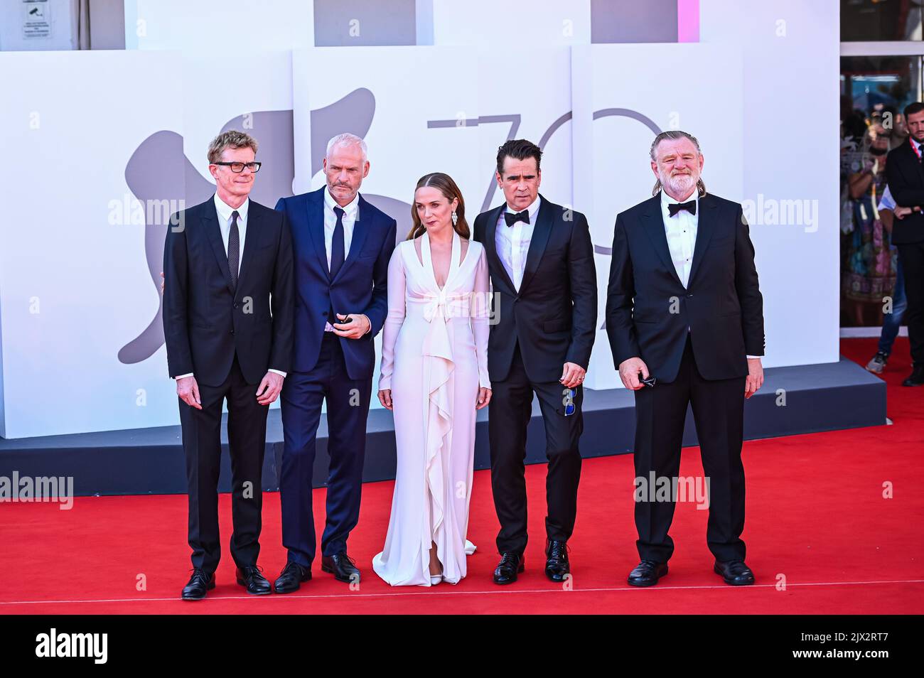 Graham Broadbent, director Martin McDonagh, Kerry Condon, Colin Farrell ...