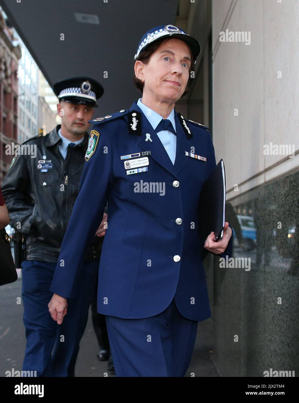 Deputy Commissioner Catherine Burn of the NSW Police Force arrives to ...