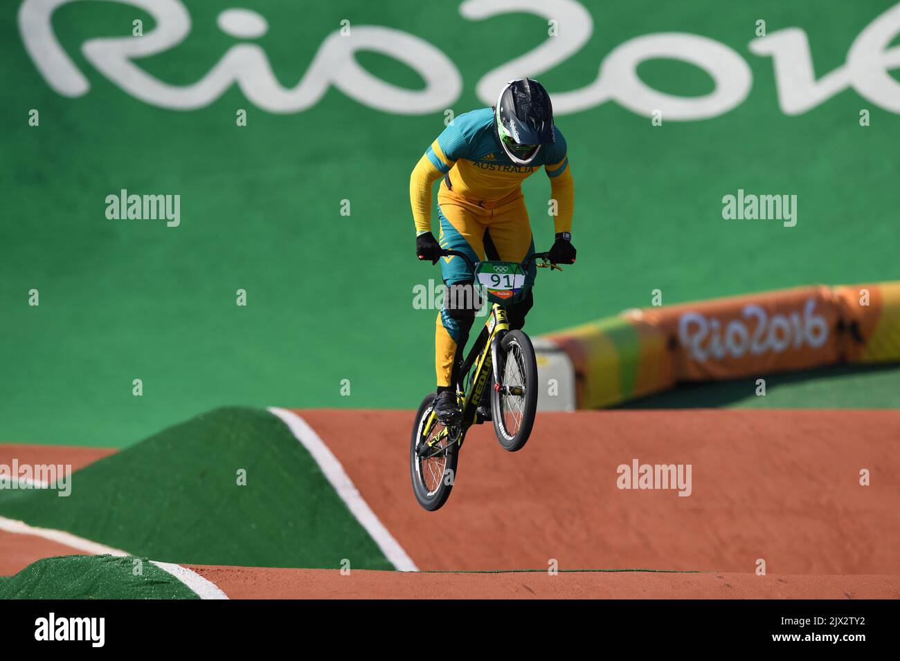 Australia's Sam Willoughby in action during the seedings run for the ...