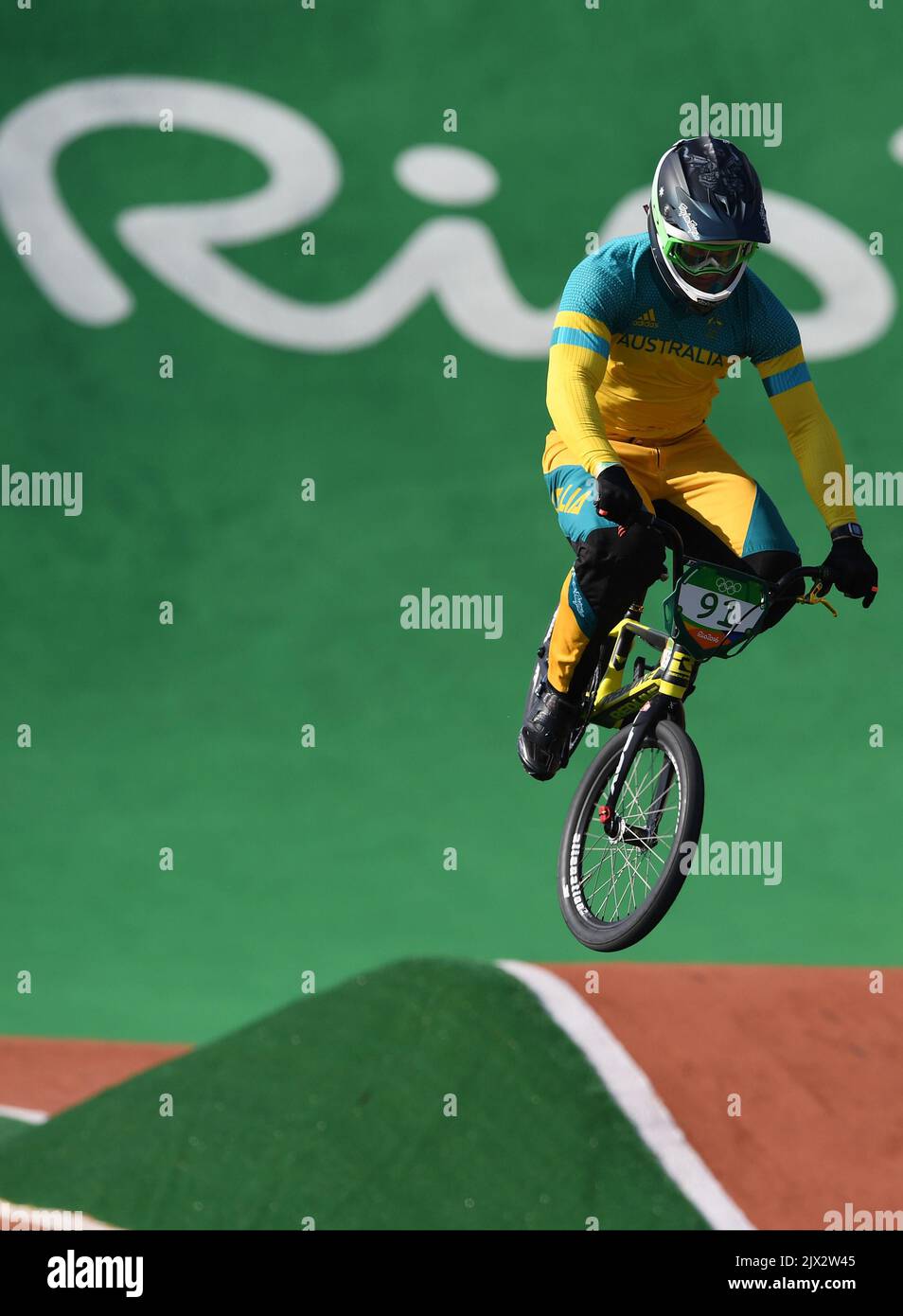 Australia's Sam Willoughby in action during the seedings run for the ...