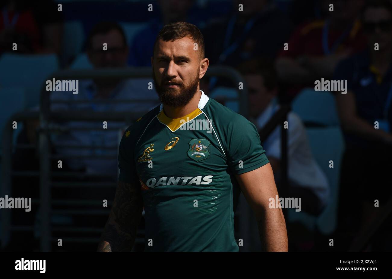 Wallabies fly-half Quade Cooper is seen during the Australian Wallabies ...