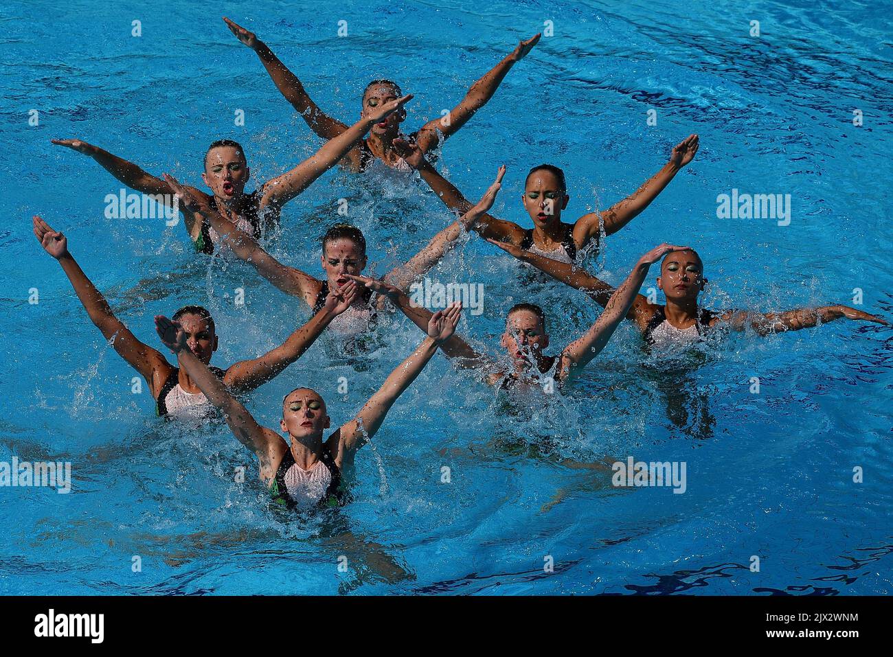Members of the Australian Synchronised team during the Synchronised ...