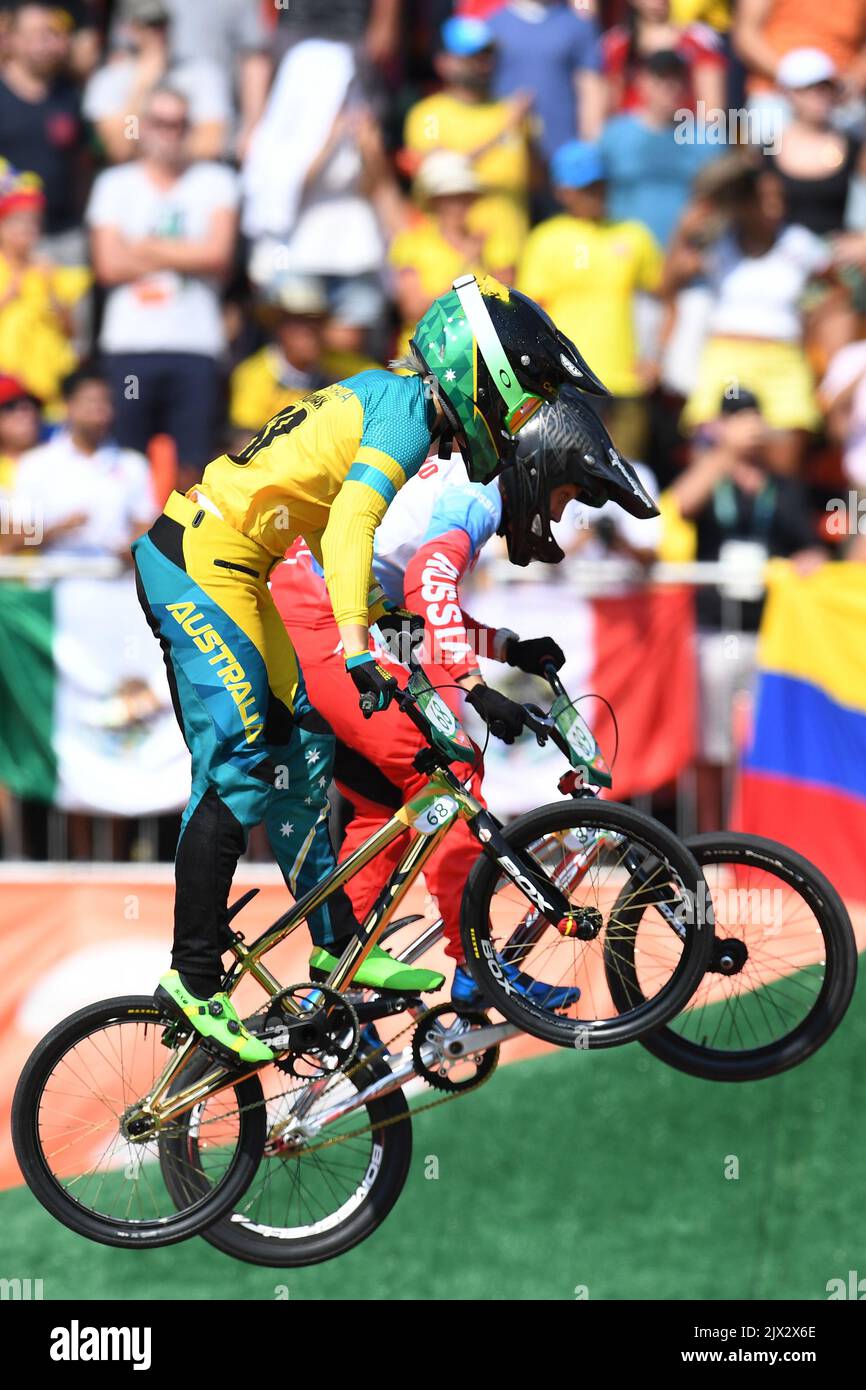 Caroline Buchanan in action during run 2 of the semi finals of the ...