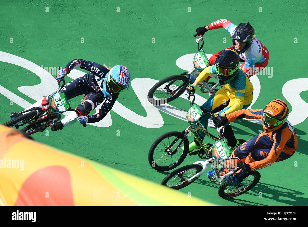 Caroline Buchanan in action during run 2 of the semi finals of the ...