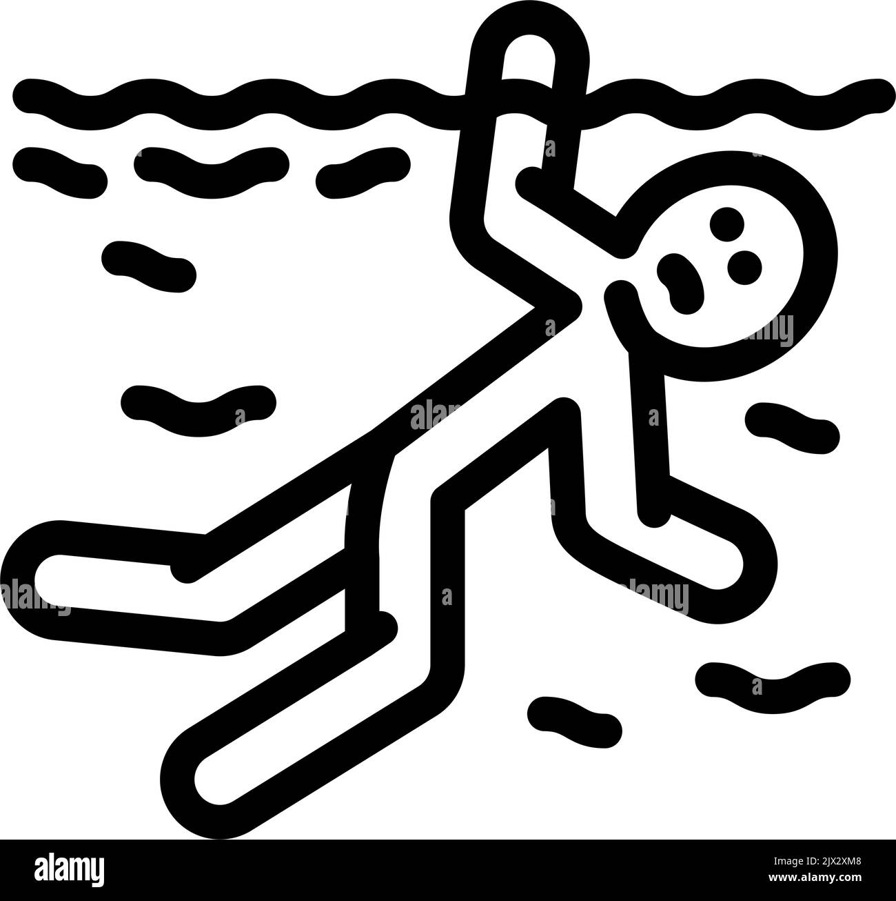 The drowned man Stock Vector Images - Alamy