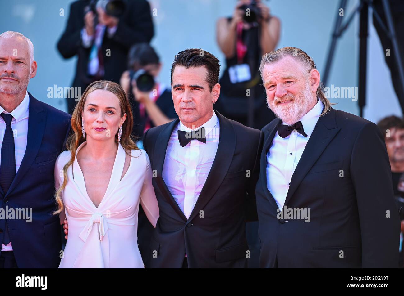 Director Martin McDonagh, Kerry Condon, Colin Farrell and Brendan ...