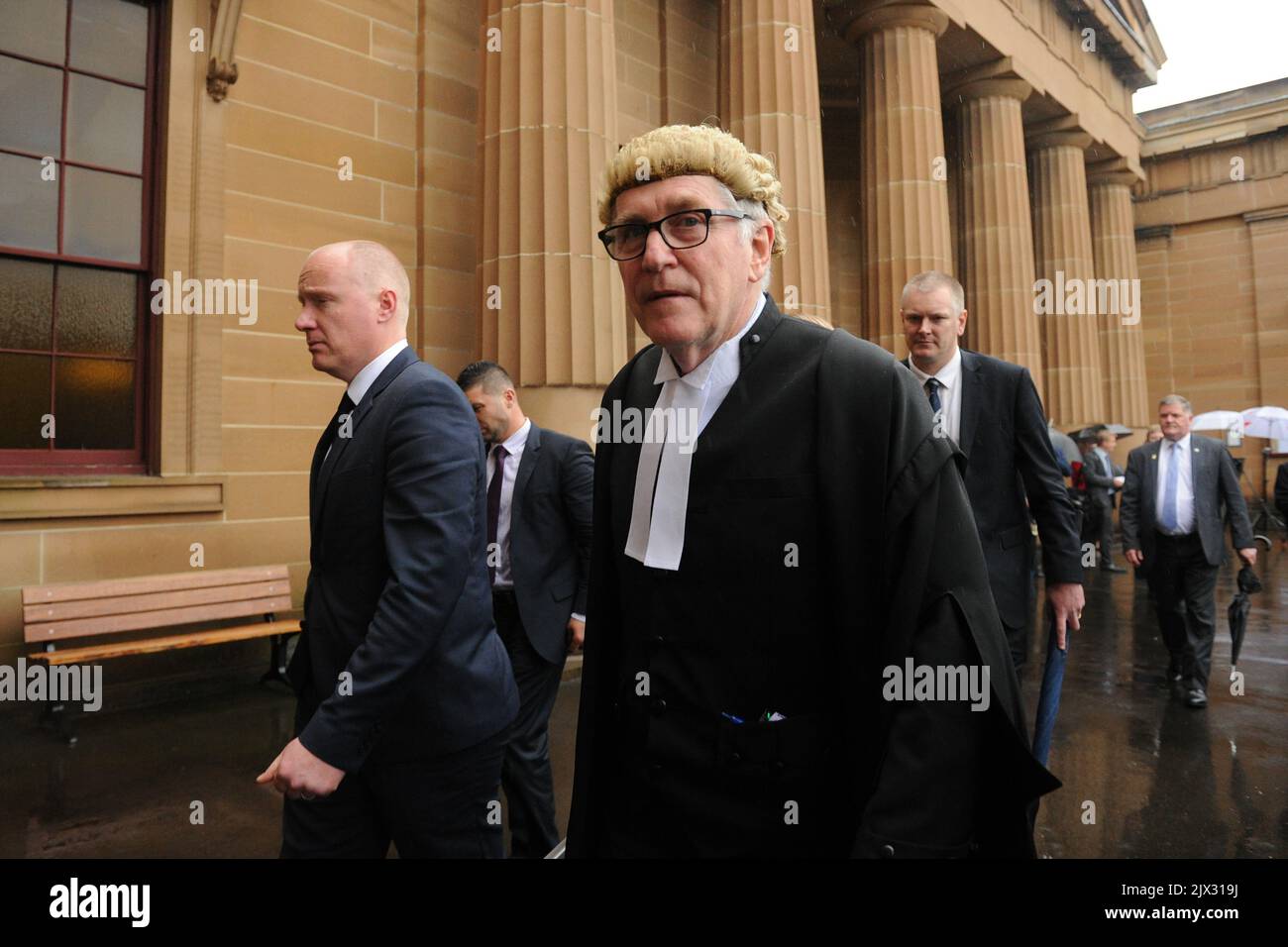 Crown prosecutor Christopher Maxwell leaves the NSW Supreme Court in ...