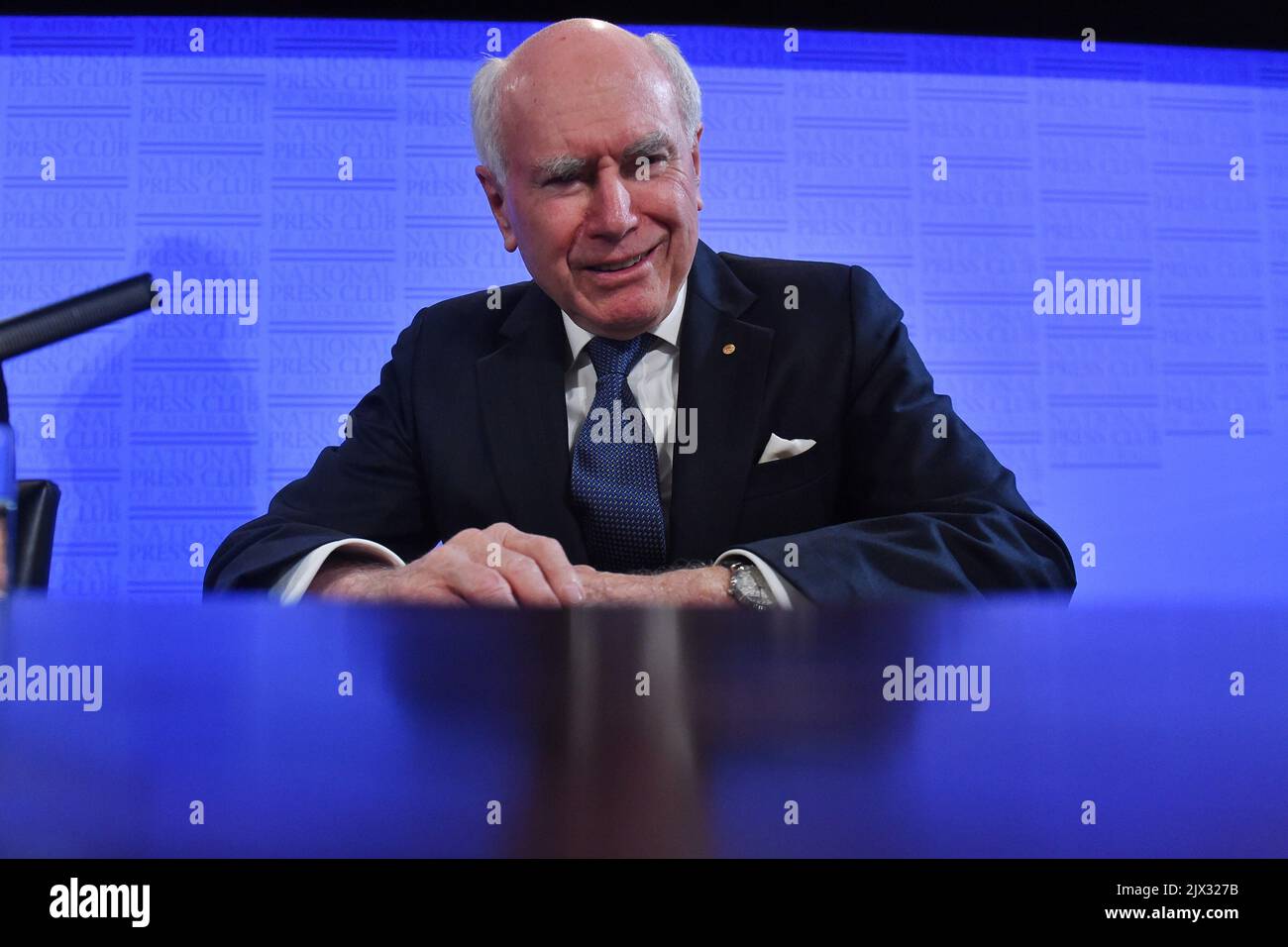 Former prime minister John Howard at the National Press Club in ...