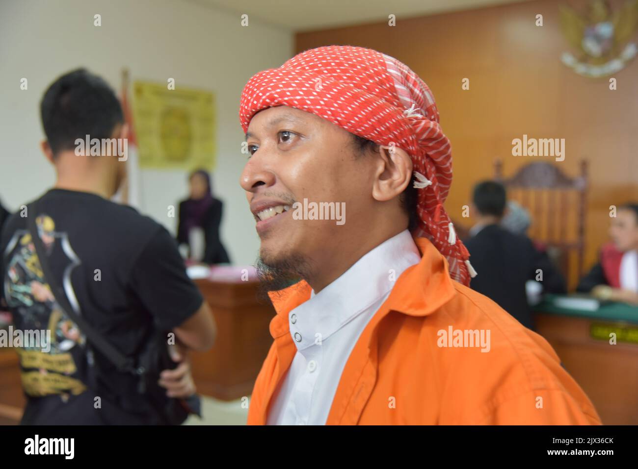 Indonesian man Arif Hidayatullah, 31, at East Jakarta District Court ...