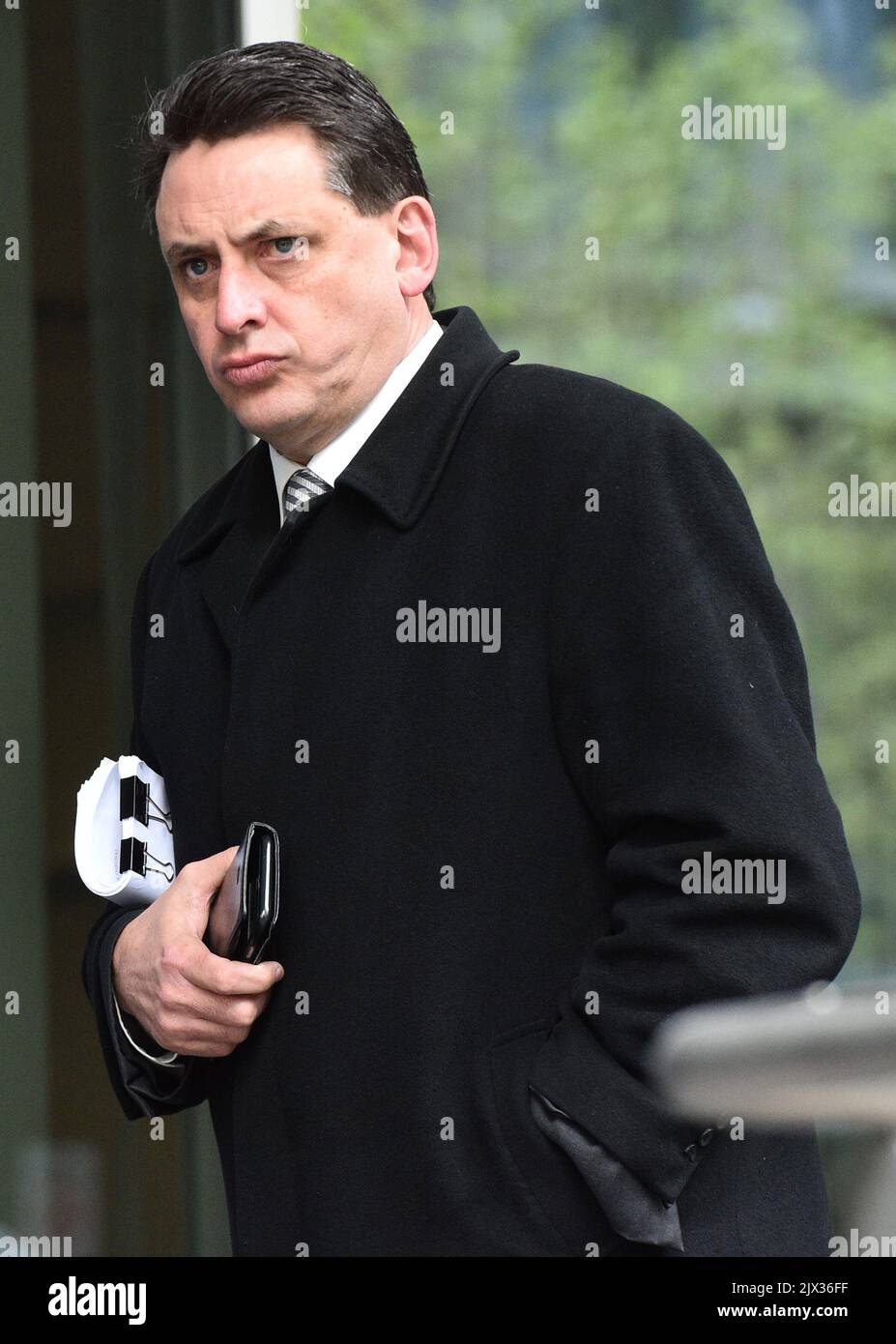 Jockey Danny Nikolic in arrives at VCAT in a bid to regain his riding ...
