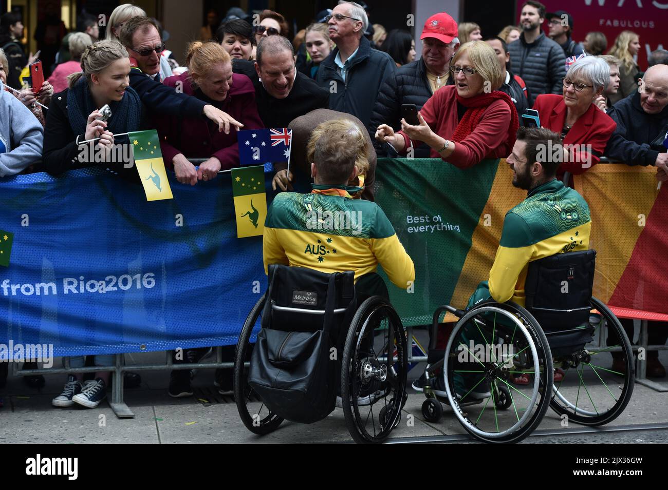 Victorians welcome home the 2016 Paralympic Team with a public parade ...