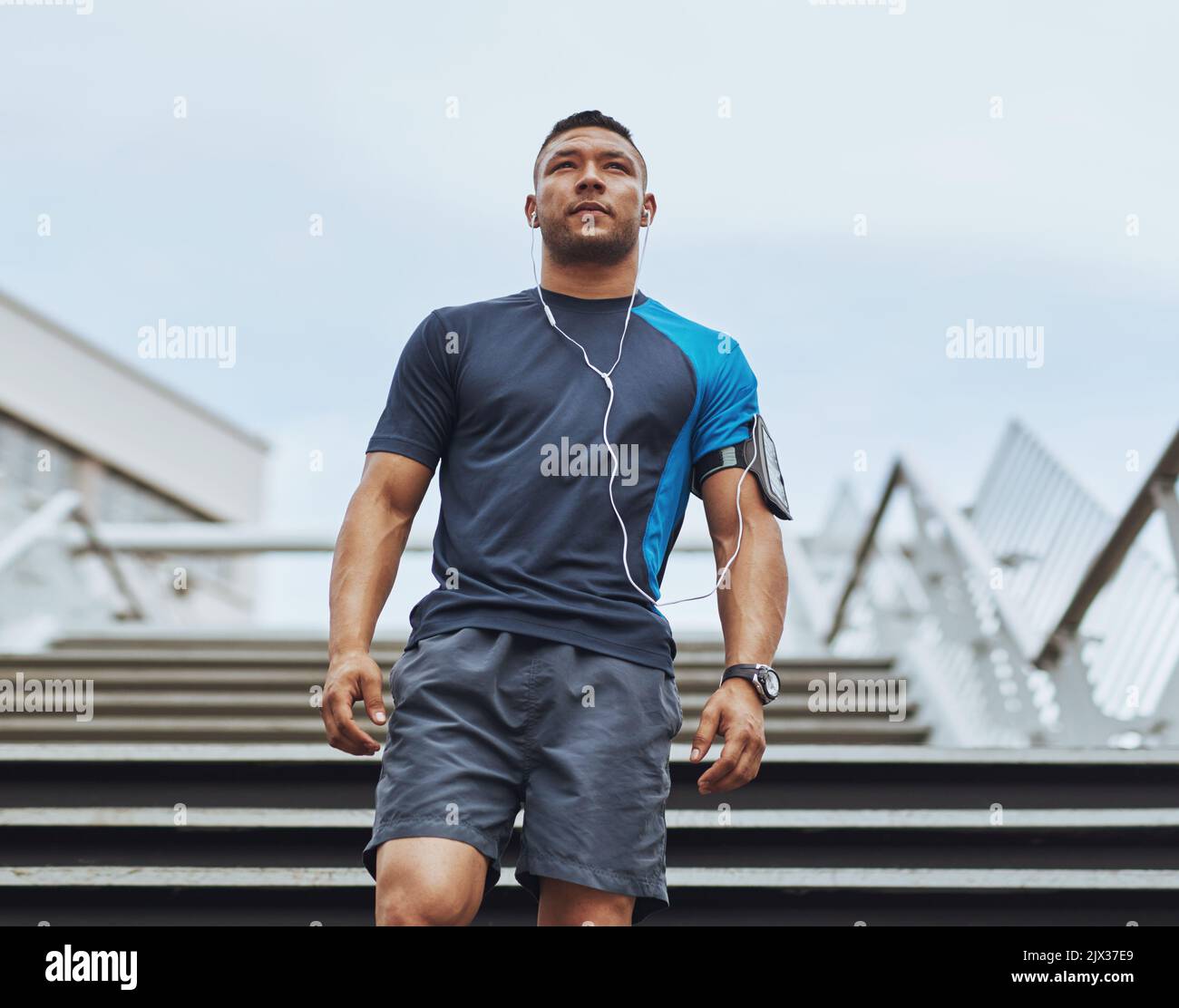 Man standing steps hi-res stock photography and images - Alamy