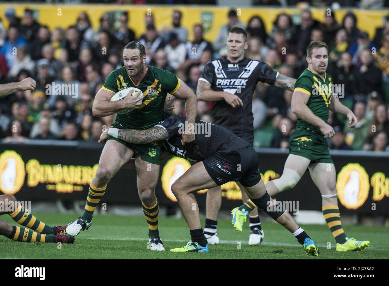 Boyd Cordner of the Australian Kangaroos during the Test match between ...
