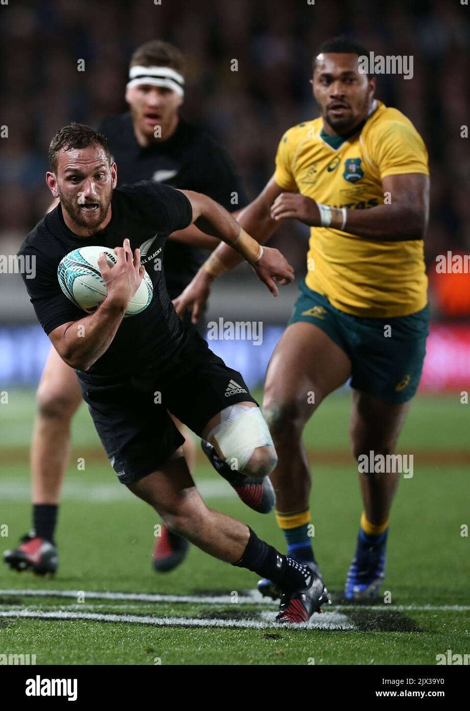 Aaron Cruden of New Zealand during the Bledisloe Cup Rugby match ...