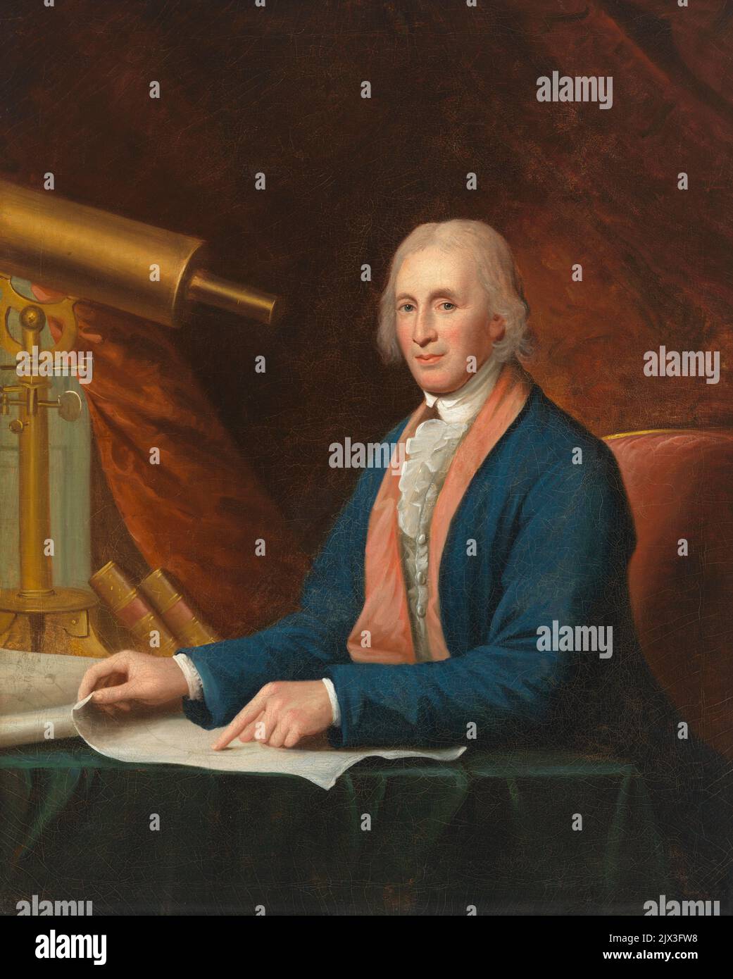 David Rittenhouse (1732-1796), American astronomer and inventor. He ...