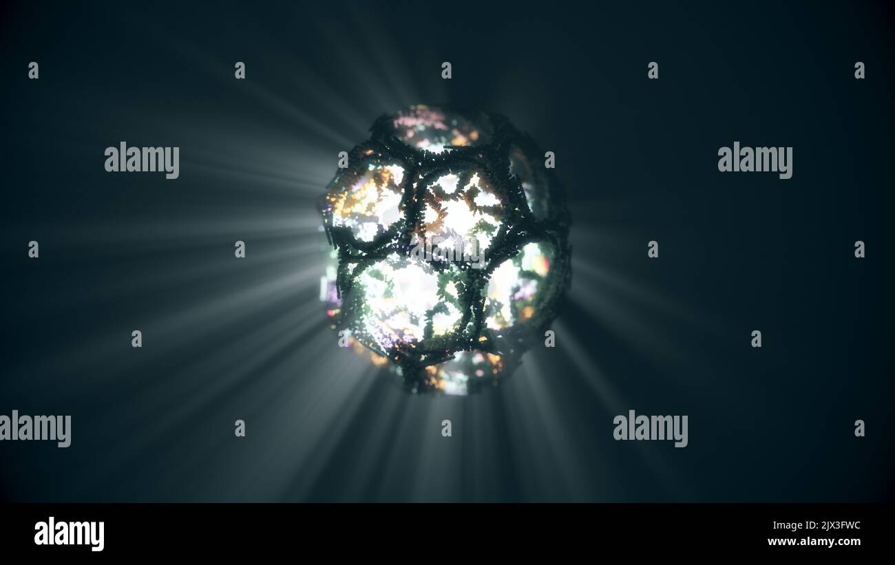 Molecular model of clathrin. Clathrin plays an essential role in the ...