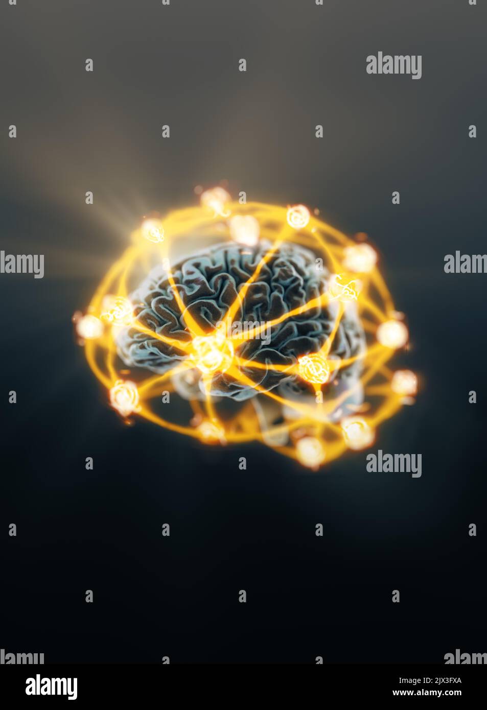 Neural network, conceptual illustration Stock Photo - Alamy