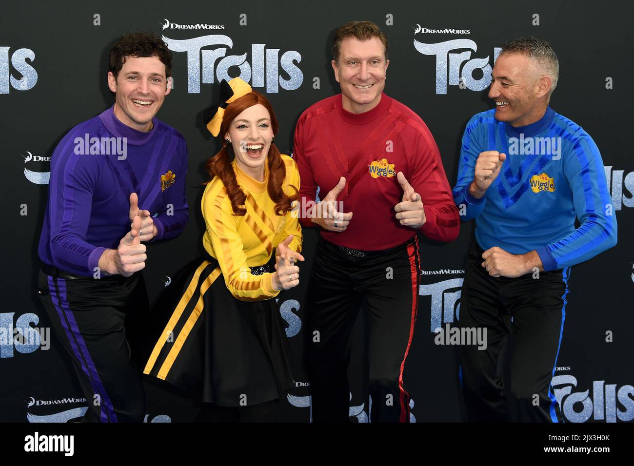 Australian children's entertainers The Wiggles arrive at the Australian ...