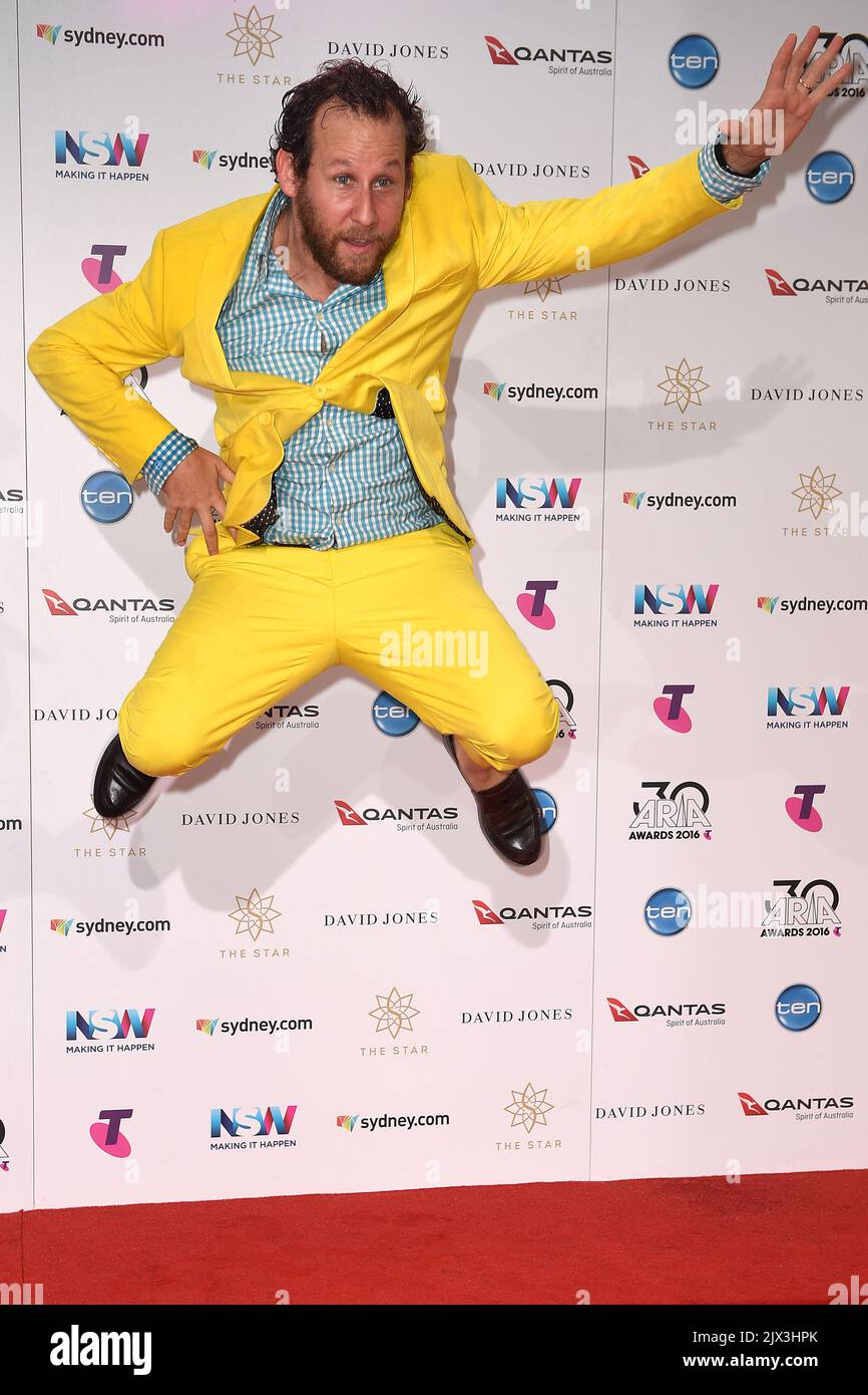 Australian musician Ben Lee arrives at the 30th ARIA Awards at The Star ...