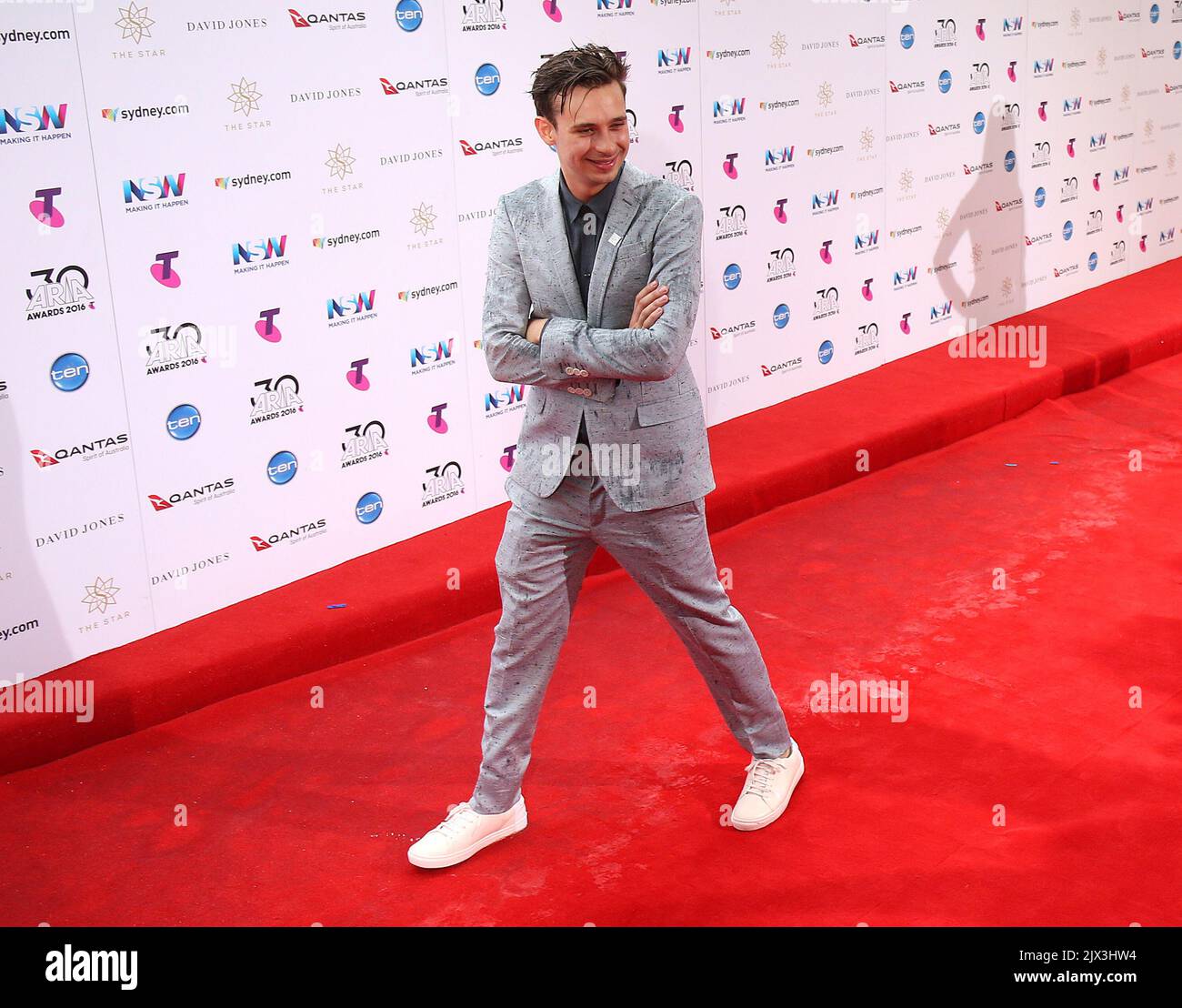Music producer Flume arrives to the 30th ARIA Awards at The Star, in ...