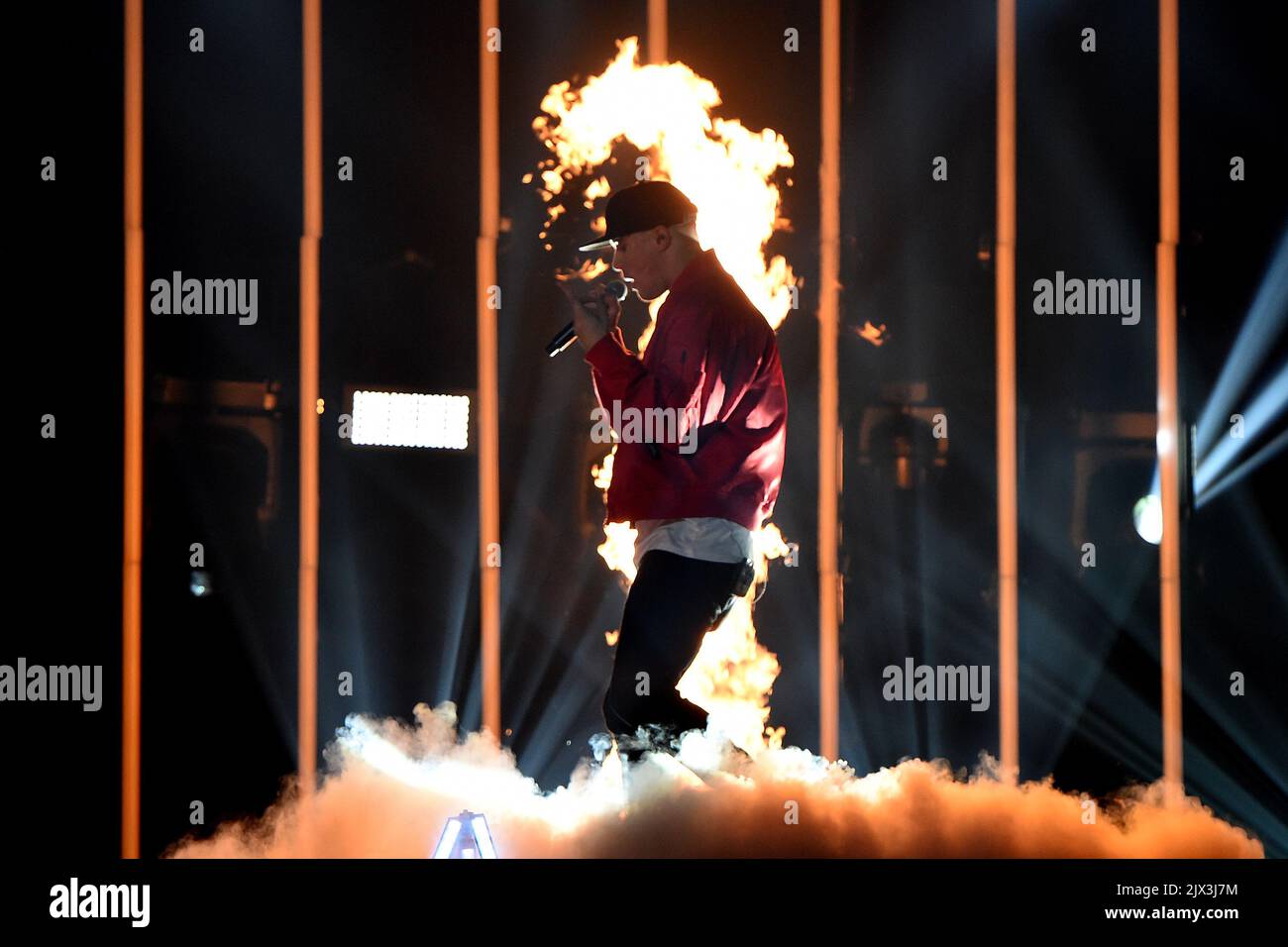 Illy performs during the 30th ARIA Awards, at The Star, in Sydney ...