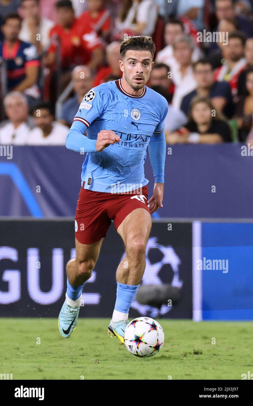 Seville, Seville, Spain. 6th Sep, 2022. Jack Grealish of Manchester ...