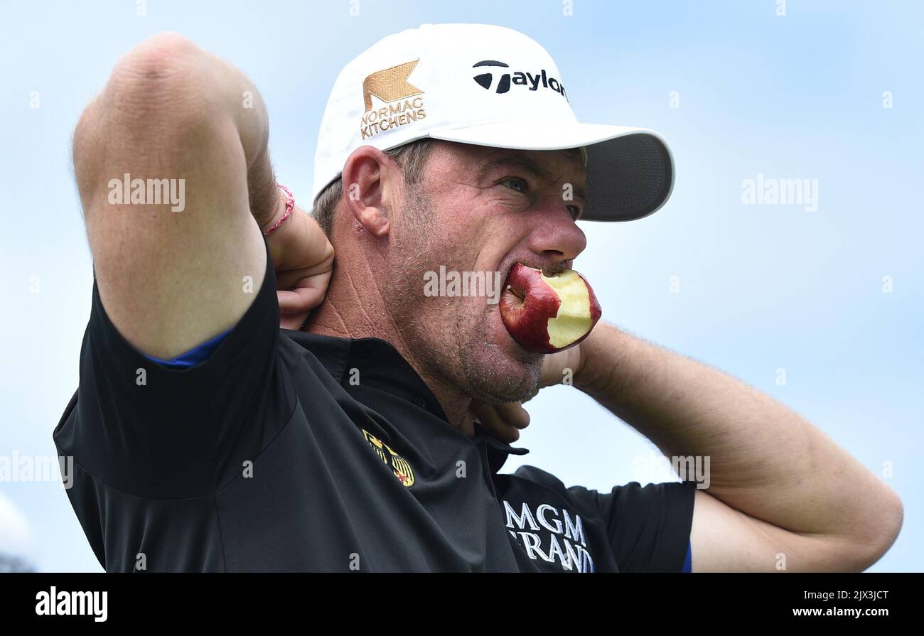 Alex Cejka of Germany is seen during round one of the World Cup of Golf ...