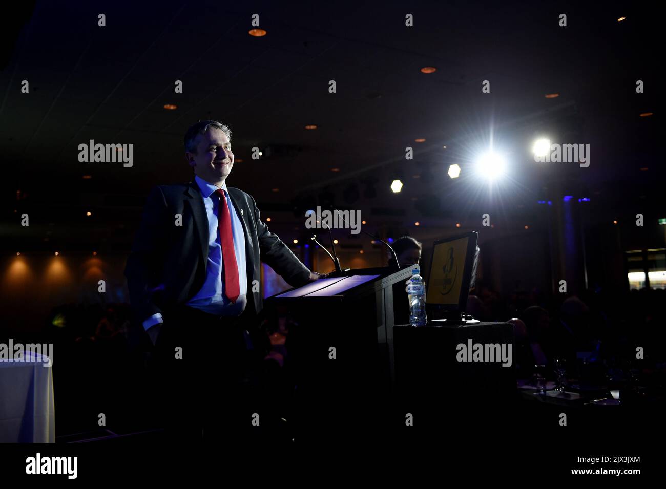 Rio Tinto CEO Jean-Sebastien Jacques speaks at the Melbourne Mining ...