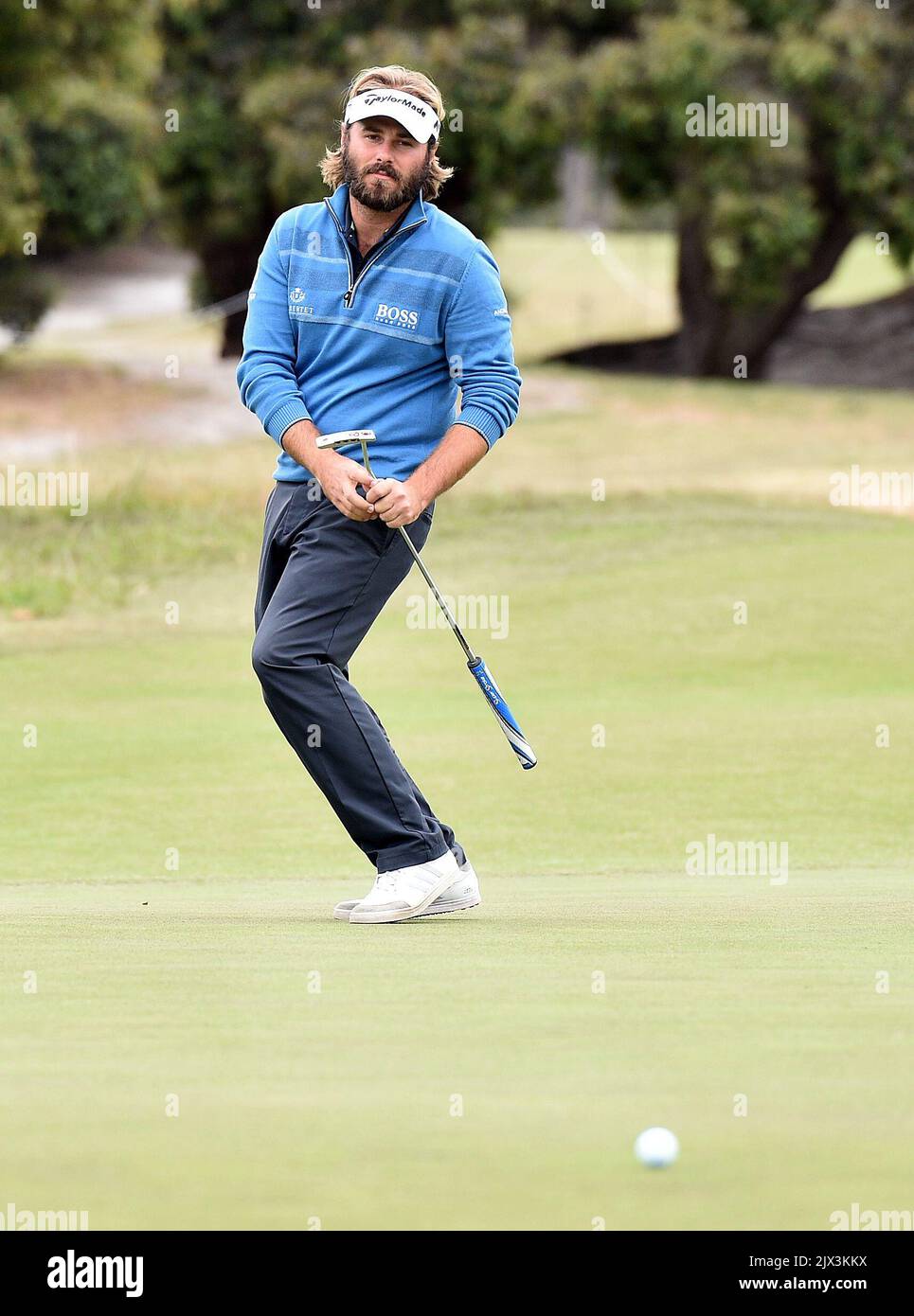 Victor Dubuisson of France is seen during the final round of the World ...