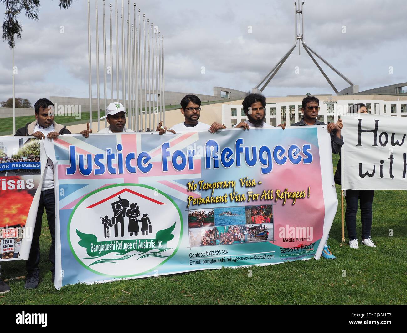 Refugee Rally for Permanent Protection 6 September 2022 Stock Photo - Alamy