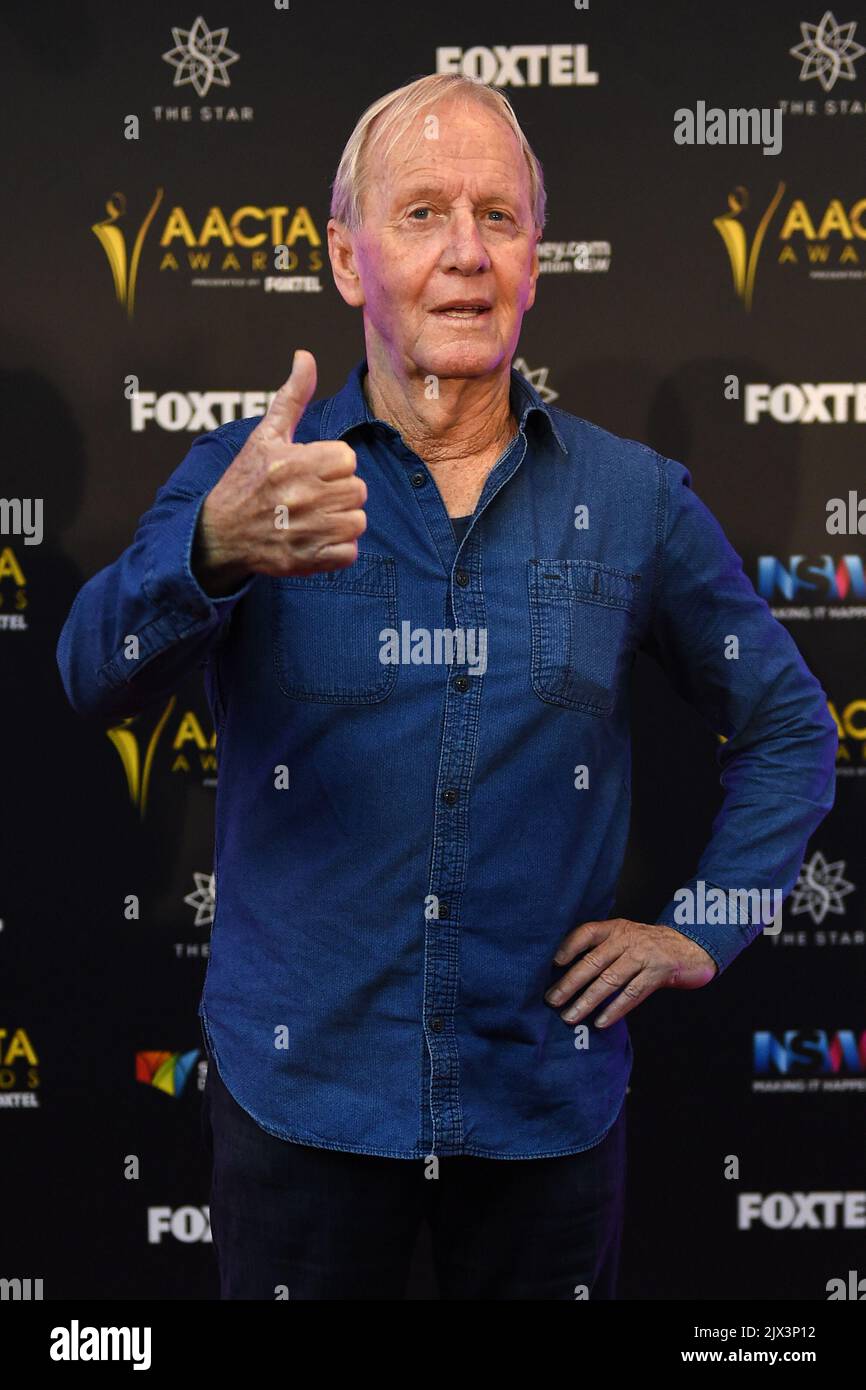 Australian comedian and actor Paul Hogan poses for a photograph after ...