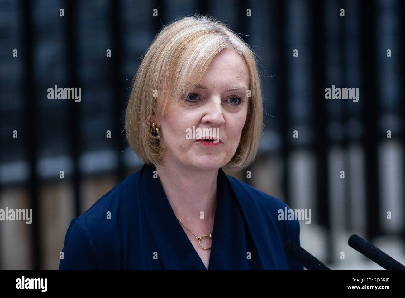 Liz Truss delivers her first speech as the British Prime Minister ...