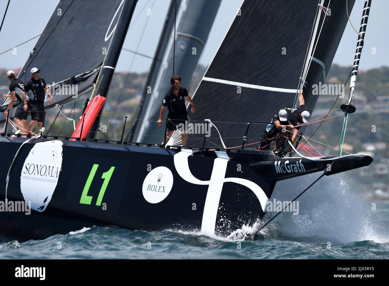 Perpetual Loyal competes in the SOLAS Big Boat Challenge in Sydney on ...