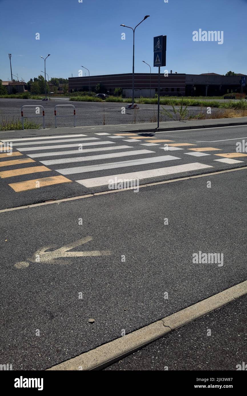 Zebra traffic signs hi-res stock photography and images - Alamy