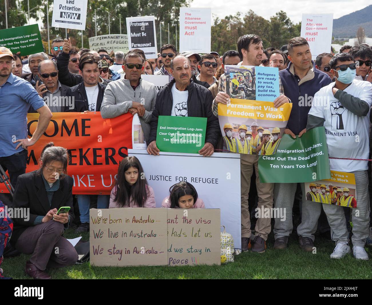 Rally for Permanent Protection 6 September 2022 Stock Photo - Alamy