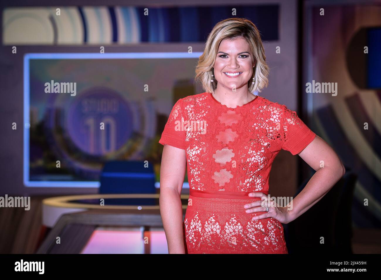 Sarah Harris, co-host of Network Ten's morning program Studio Ten ...