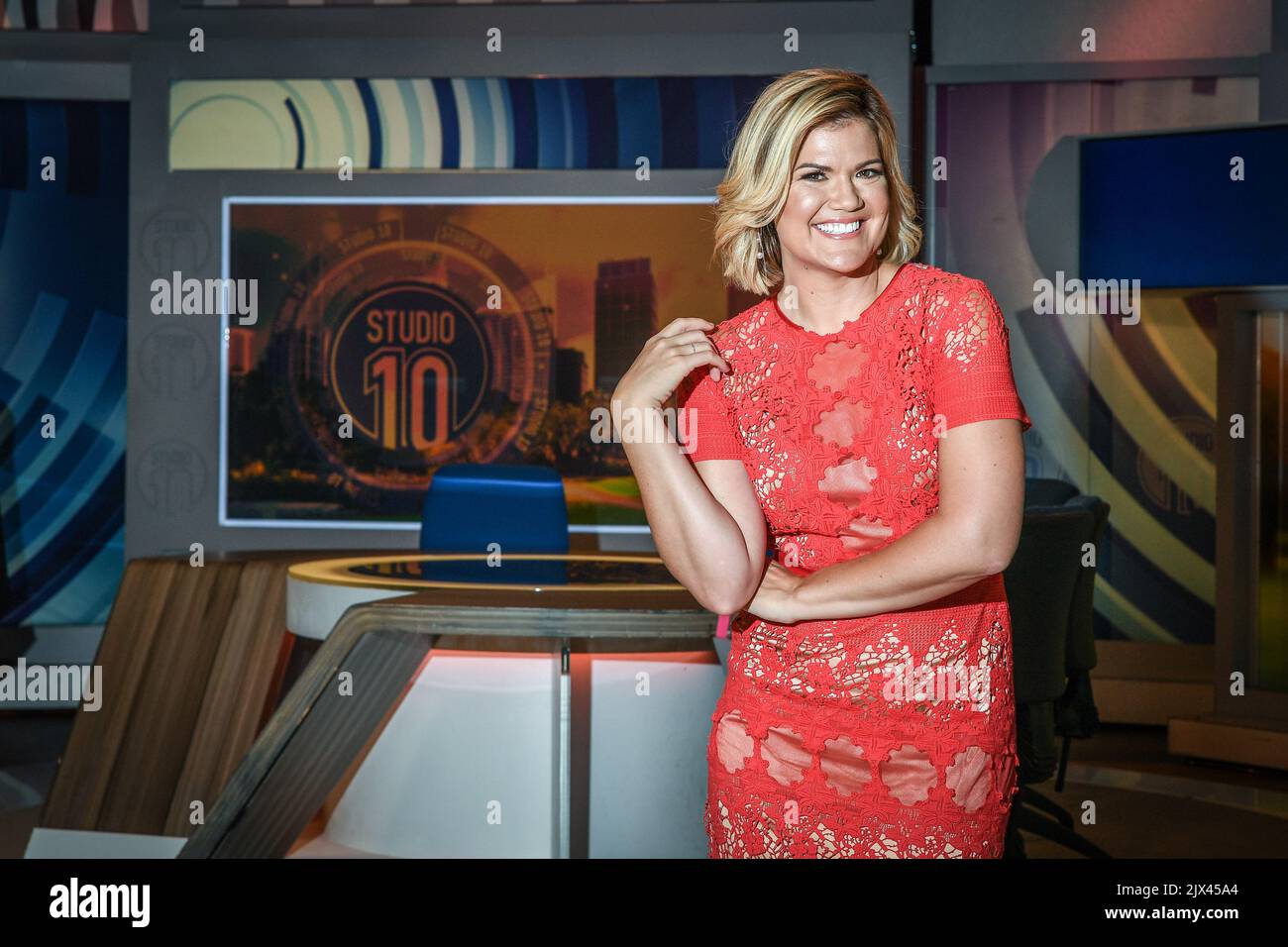 Sarah Harris, Co-host of Network Ten's morning program Studio Ten ...