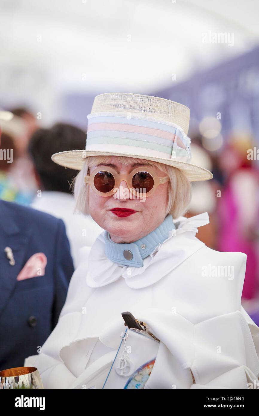 Deborah Quinn at the Magic Millions racing carnival at the Gold Coast ...